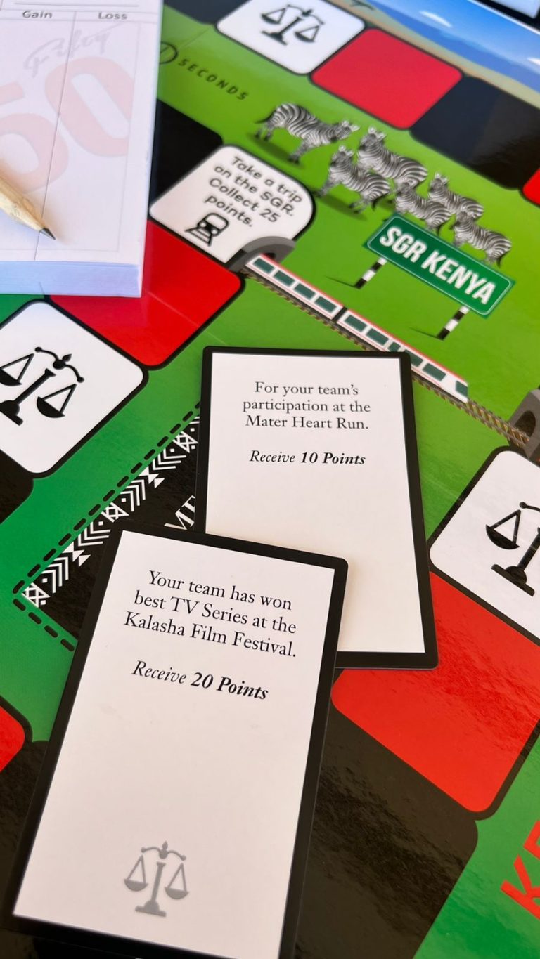50-50 Kenyan Board Game: The Safari Edition