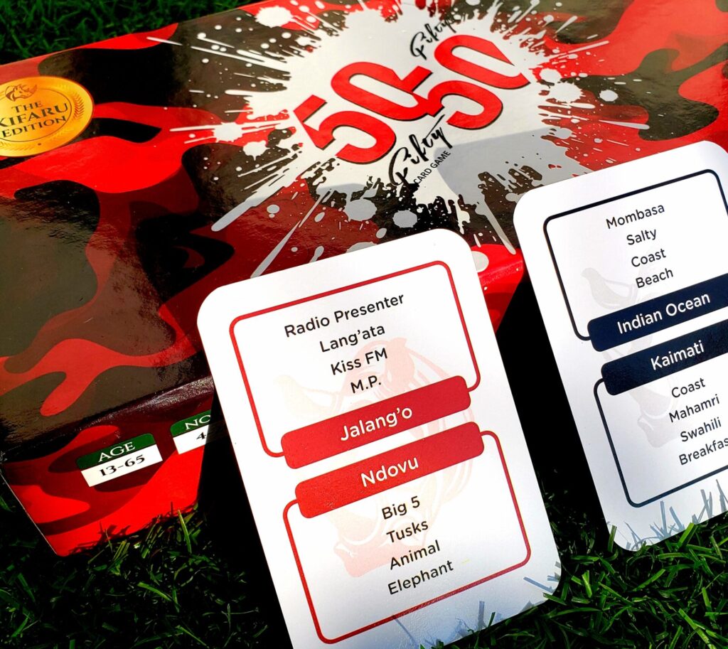 50-50 Kenyan Board Game: The Kifaru Edition