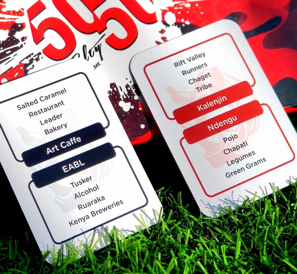50-50 Kenyan Board Game: The Kifaru Edition