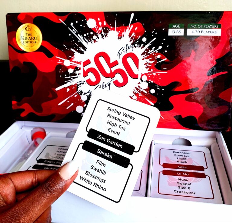 50-50 Kenyan Board Game: The Kifaru Edition