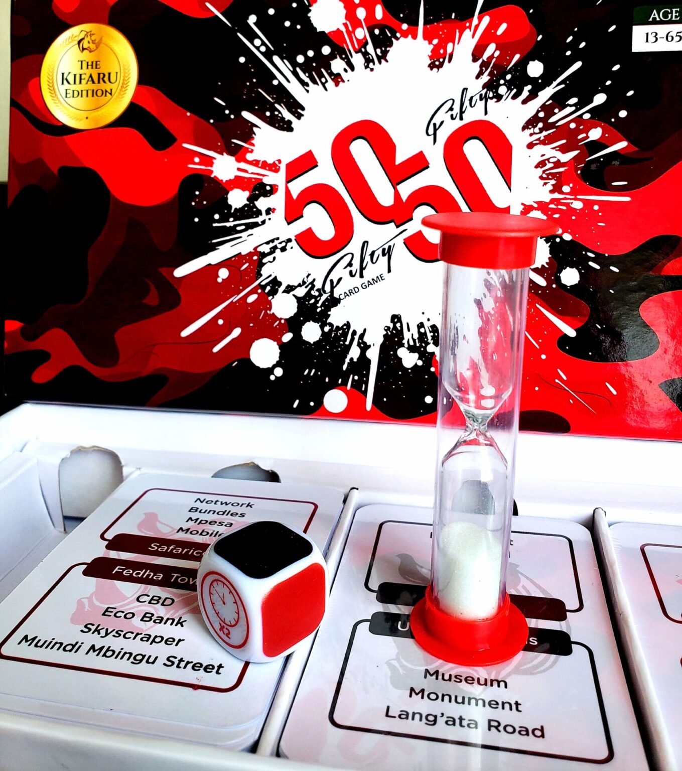 50-50 Kenyan Board Game: The Kifaru Edition