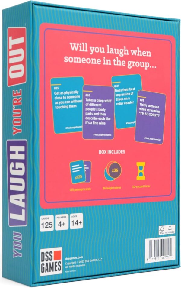 You Laugh You’re Out: The Ultimate Party Card Game for Friends